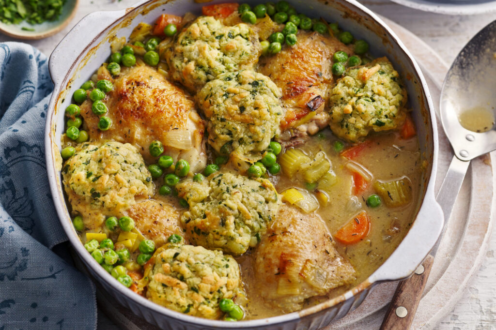 Spring chicken stew with dumplings - Southern Co-op