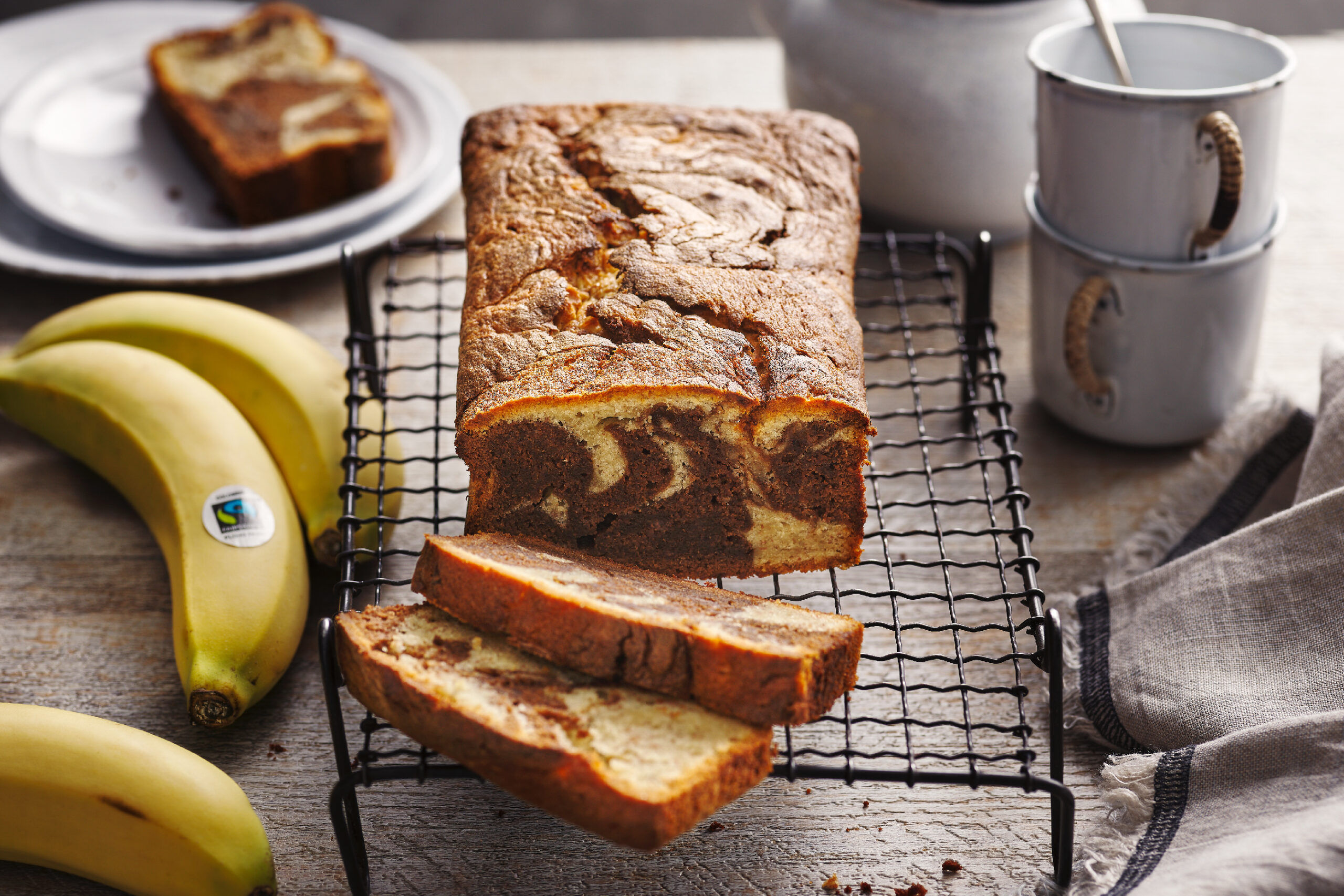 Marbled chocolate banana bread - Southern Co-op