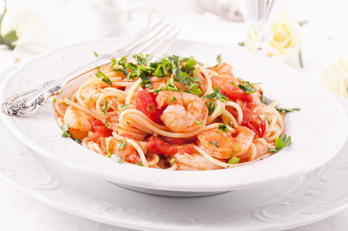 Super speedy chilli prawn spaghetti - Southern Co-op