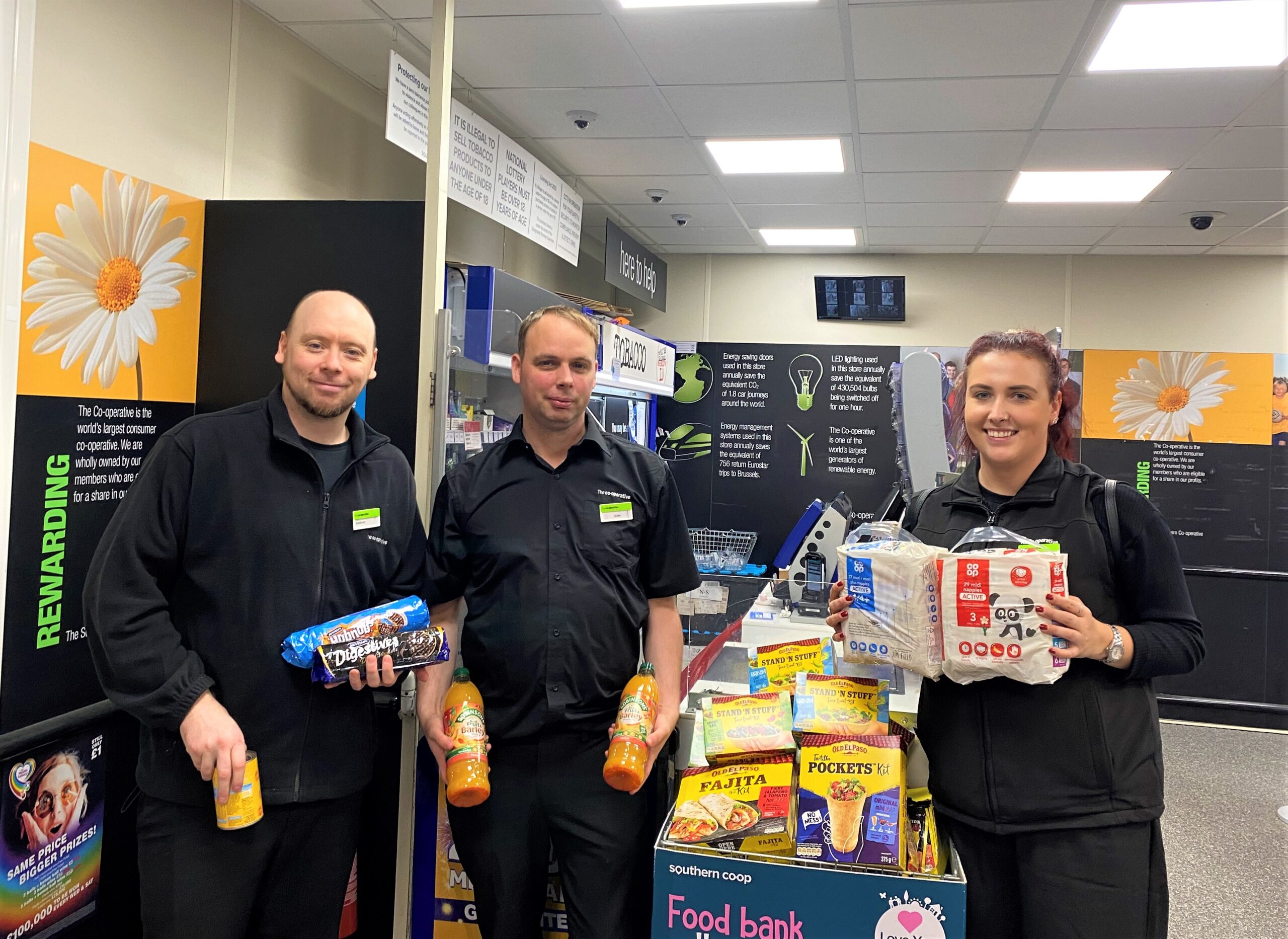 Generous co-operative customers help the UK’s busiest foodbank - Southern Co-op