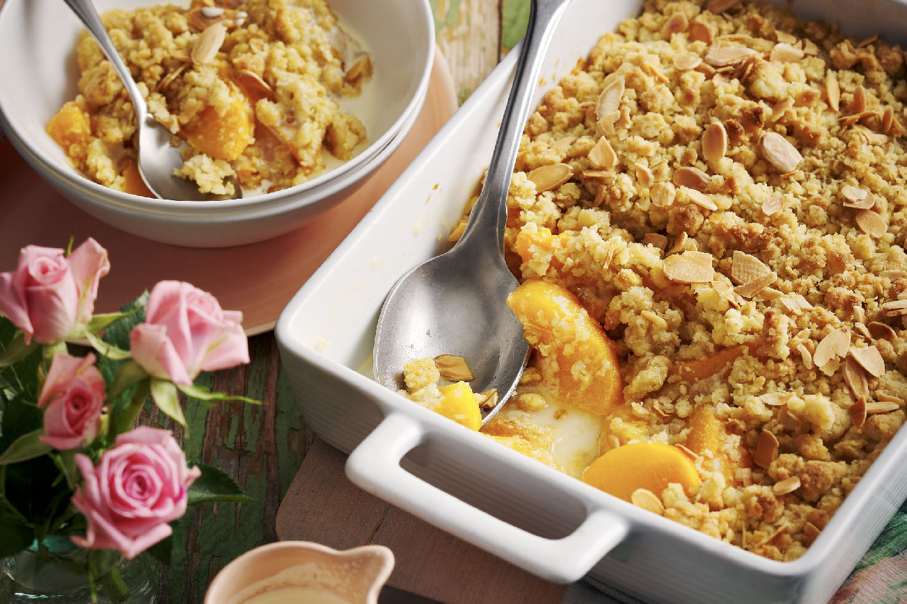 Peach crumble - Southern Co-op